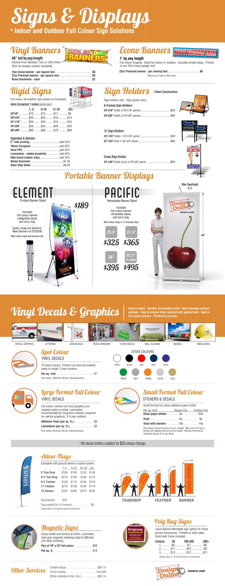 Advanced Imagewerx, London, Ontario Gallery of WERX Samples of our work ...